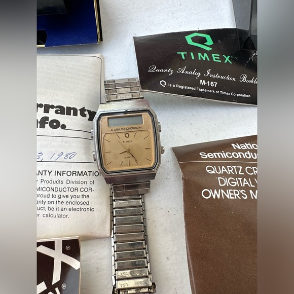 Accessories | Vintage Timex K Cell Alarm Chronograp Mens Wrist Watch ...